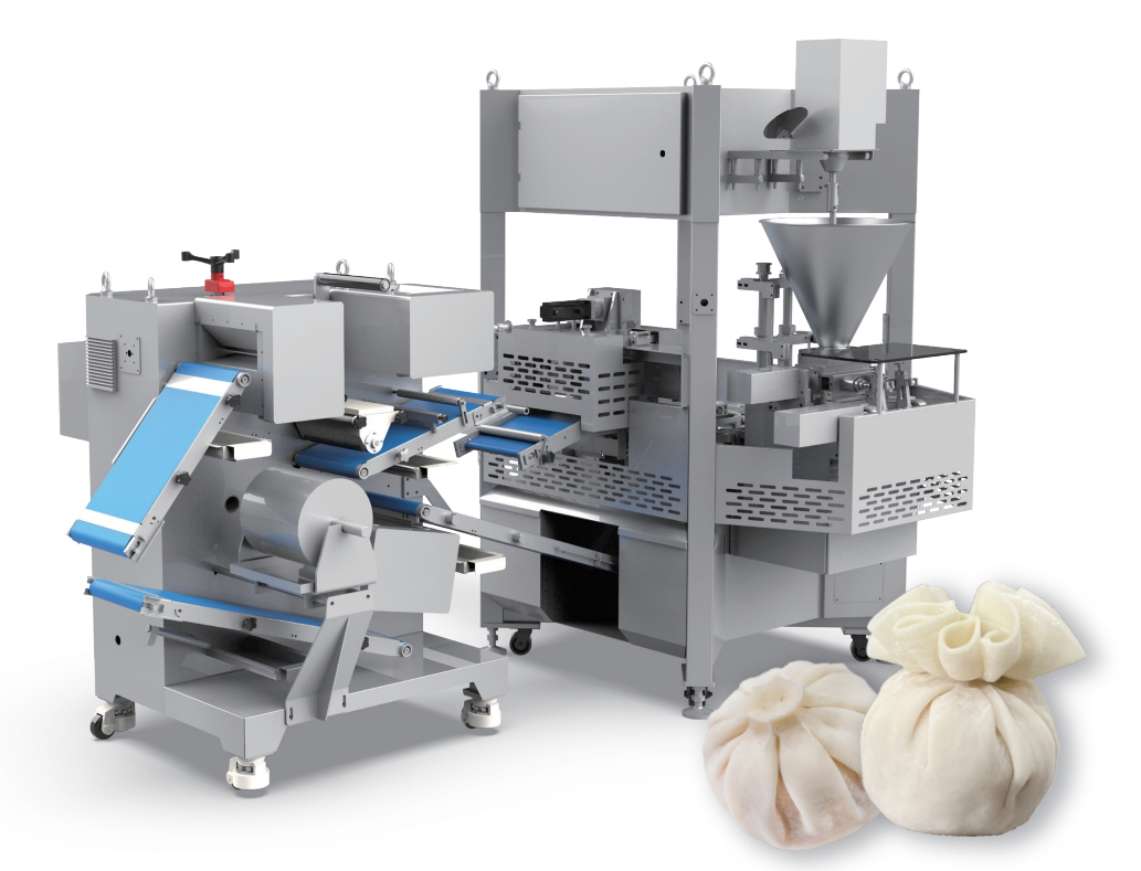Automatic 2 Rows Steamed Bun Momo Making Machine GQ-2-JB - Ada Tenfly ...