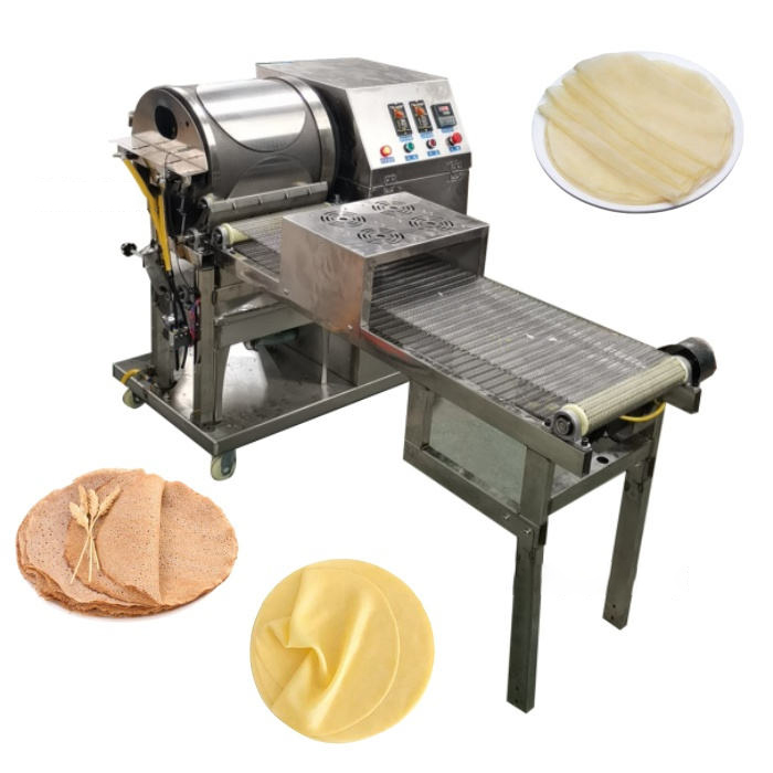 Automatic Type 400MM Spring Roll Maker Pastry Sheet Skin Wrapper Making Machine - Ada Tenfly ...