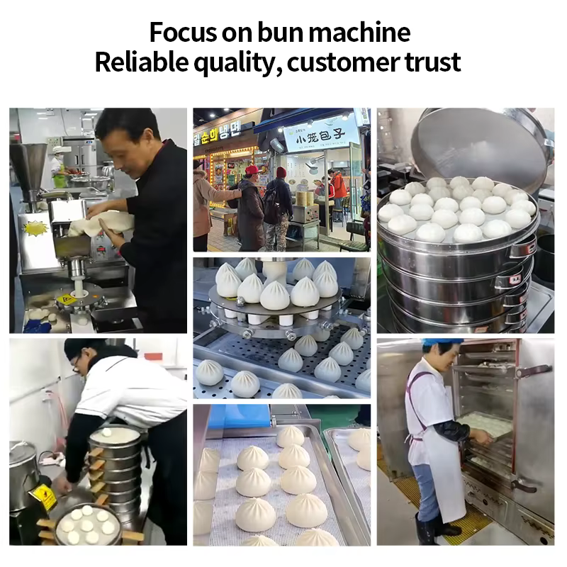 Automatic Steamed Stuffed Bun Baozi Xiao Long Bao Momo Making Machine ...